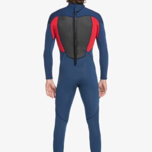 Quiksilver Mens Prologue 3/2 GBS Back Zip Wetsuit - Insignia/High Risk | Large