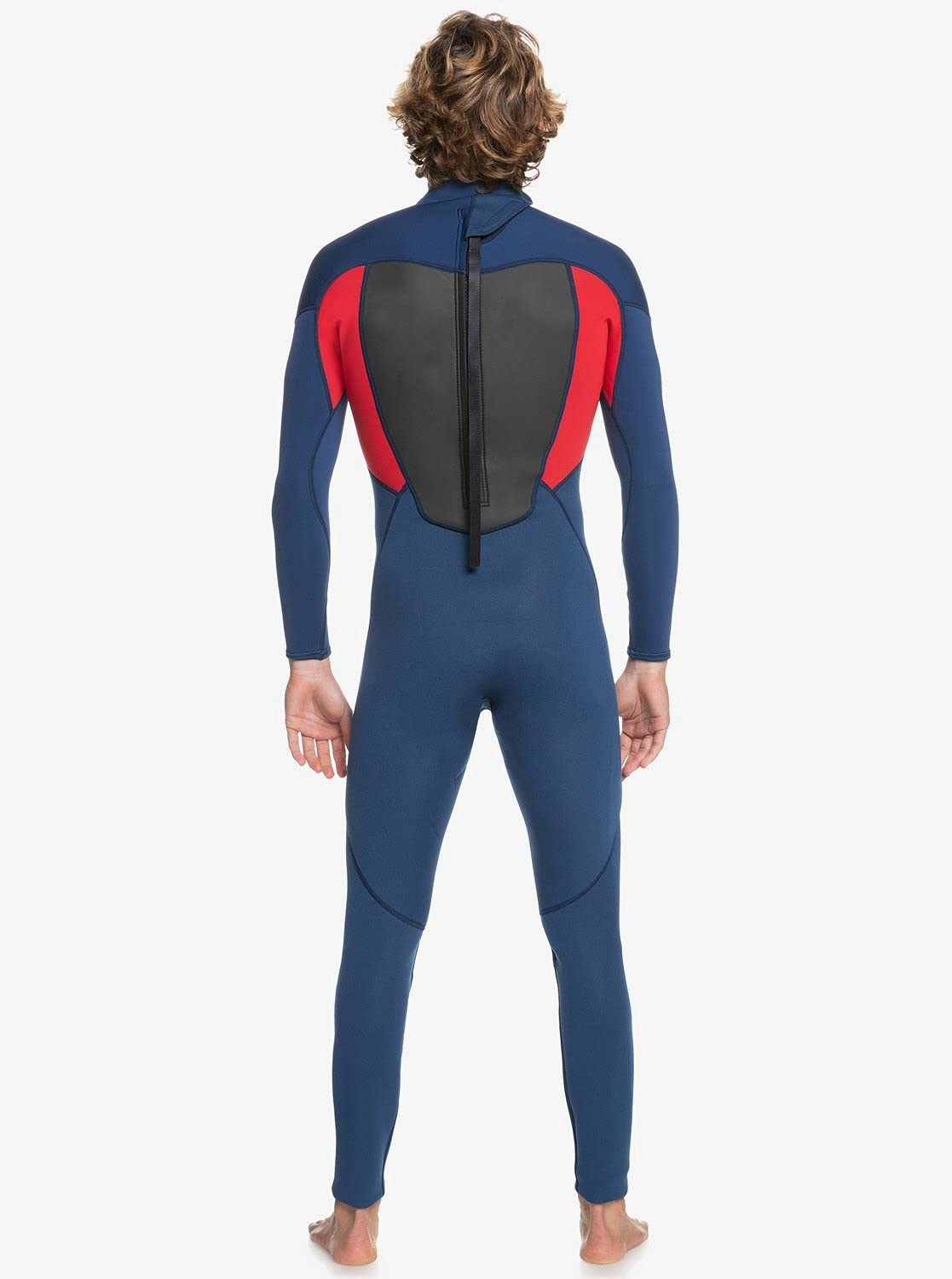 Quiksilver Mens Prologue 3/2 GBS Back Zip Wetsuit - Insignia/High Risk | Large