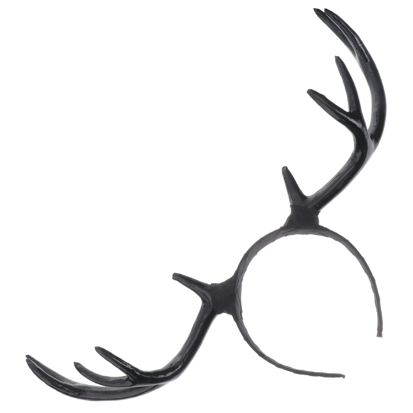 Lurrose Antler Headband Gothic Deer Horn Headband Cosplay Costume Hair Hoop for Halloween Christmas Cosplay Party