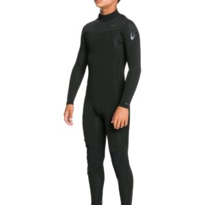 Quiksilver Boys 4/3 Sessions Back Zip Wetsuit - Black | 12