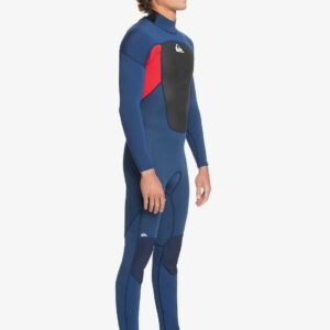 Quiksilver Mens Prologue 3/2 GBS Back Zip Wetsuit - Insignia/High Risk | Large