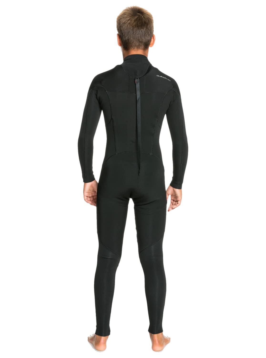 Quiksilver Boys 4/3 Sessions Back Zip Wetsuit - Black | 12