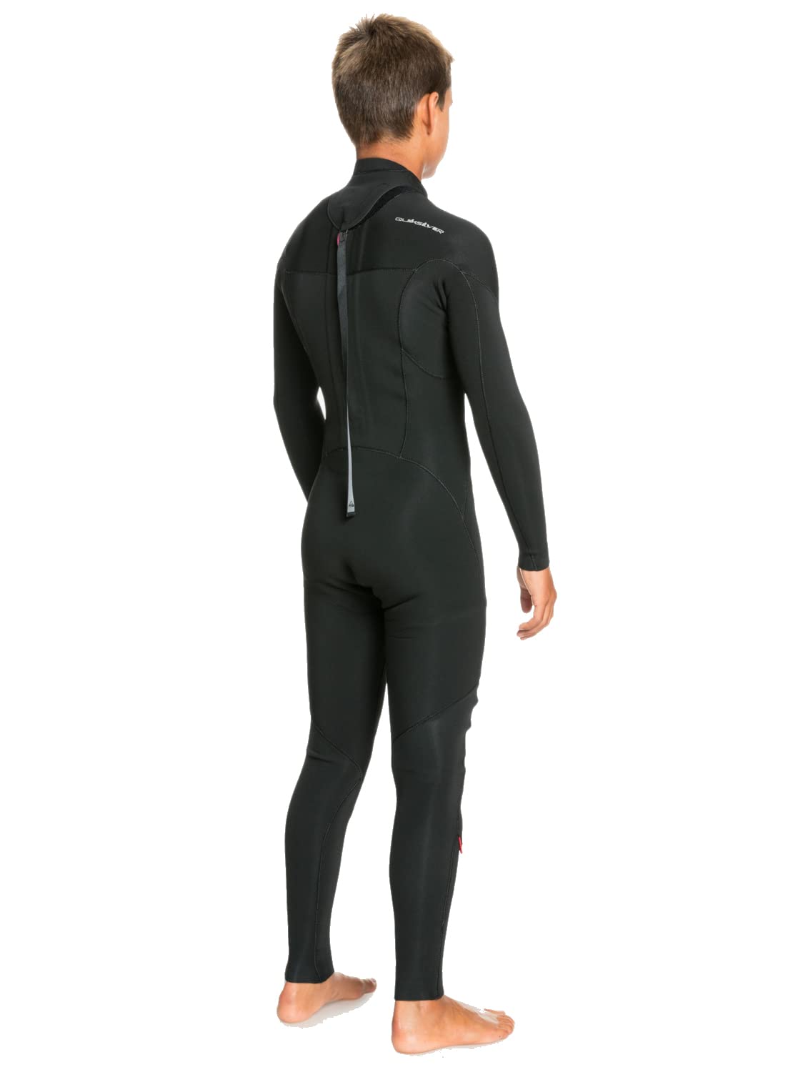 Quiksilver Boys 4/3 Sessions Back Zip Wetsuit - Black | 12