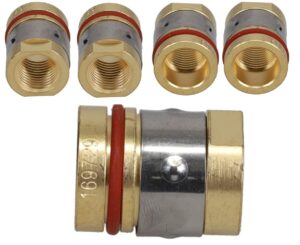 startechweld 169-729 mig retainers mig adapter 169729 for miller welding gun m25, m40 (5 pack)