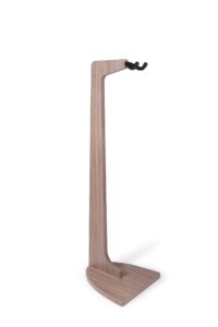 gator frameworks elite series hanging wooden guitar stand in driftwood grey finish fits acoustic and electric (gfw-elitegtrhngstd-gry)