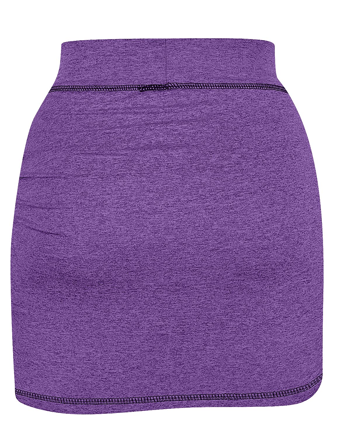 MOQIVGI Womens Golf Skirt High Waist Knee Length Casual Summer Dressy Trendy Cute Athletic Skorts Skirts with Pockets Shorts Sports Clothing Purple Medium