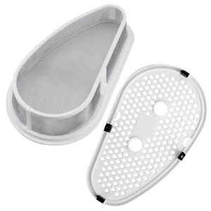 upgraded w10828351 dryer lint filter screen & cover by blutoget - compatible for kenmore whirlpool stackable washer/dryer lint trap -replaces 8531964 8531967 8531966 ap5985829-1 year guarantee