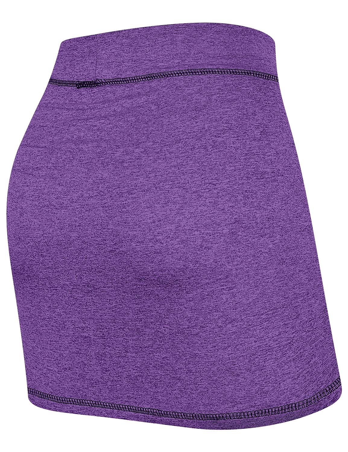 MOQIVGI Womens Golf Skirt High Waist Knee Length Casual Summer Dressy Trendy Cute Athletic Skorts Skirts with Pockets Shorts Sports Clothing Purple Medium