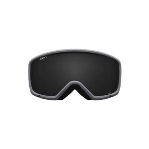 Giro Stomp Kids Ski Goggles - Snowboard Goggles for Youth, Boys & Girls - Grey Wordmark Strap with Ultra Black Lens