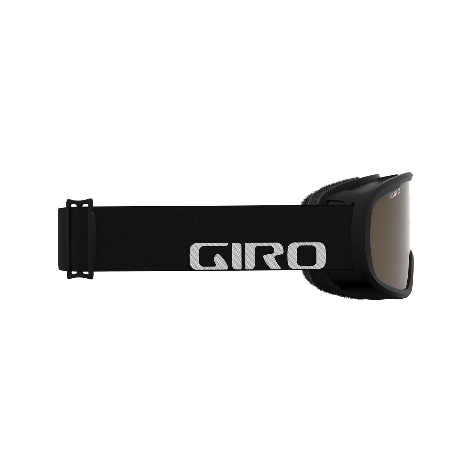 Giro Buster Kids Ski Goggles - Snowboard Goggles for Youth, Boys & Girls - Black Wordmark Strap with Amber Rose Lens