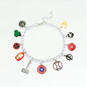 Tahget Super Heroes Charm Bracelet Gifts Fantastic Fans' Collectible Jewelry Merchandise Avenger super hero hulk loki ironmen