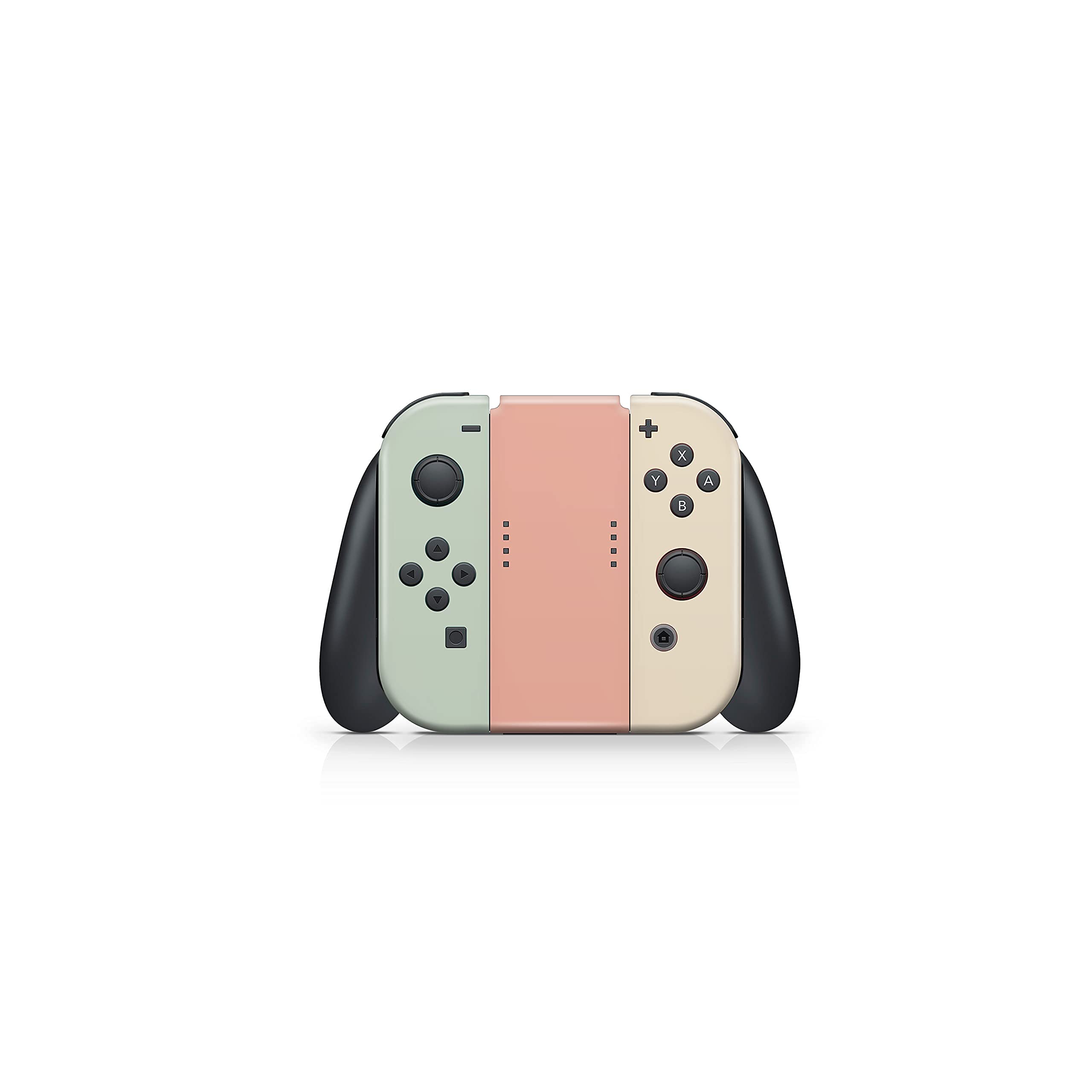 Tacky Design Pastel Classic Skin Compatible with Nintendo Switch Skin Wrap, Color Blocking, Compatible with Nintendo Switch Stickers Skin, Premium 3M Vinyl Full Cover Decal