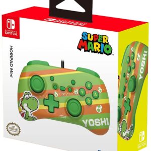 HORI Nintendo Switch HORIPAD Mini (Yoshi) Wired Controller Pad - Officially Licensed By Nintendo