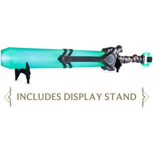 League of Legends, Life-Size Ekko’s Bat, Over 3 Feet with 15+ Iconic Lights and Sounds, Premium Cosplay, Display Stand, Champion Collection, for Ages 14 and Up