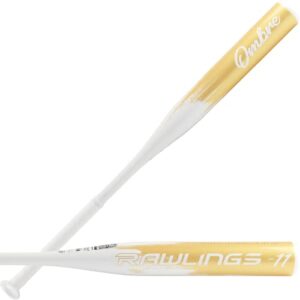 rawlings ombre fastpitch softball bat | -11 | 1 pc. aluminum | gold | 29 inch