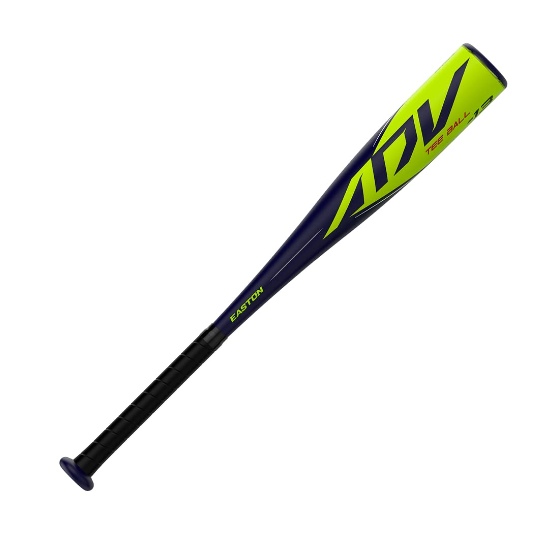 Easton ADV Youth T-Ball Baseball Bat 2 5/8 Barrel -13 USA, 26/13, Black/Yellow