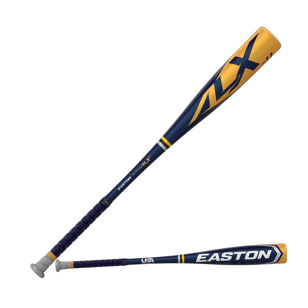 Easton | ALPHA ALX Baseball Bat Series | USA | 28" | -11 | Navy/Gold