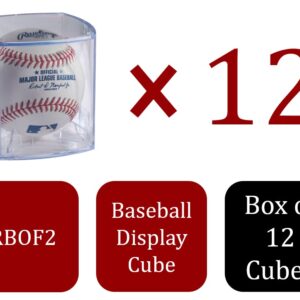 Rawlings | Ball of Fame Baseball Display Cube | Pack of 12