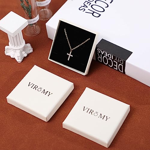 VIROMY Delicate Gold House Pendant Necklace for Women 14K Gold Filled Dainty House Charm Necklace Minimalist Everyday Jewelry for Women