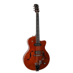 Godin 6 String Electric Guitars, Right Hand, Havana Brown, Hollow-Body (050963)