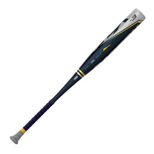 Easton Alpha ALX 2022 BBCOR 1 Piece Aluminum Baseball Bat -3, 32", Black/Gray