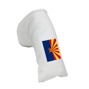 arizona state flag sunfish leather blade putter golf headcover