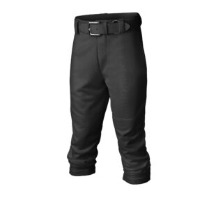 easton boys pro+ pull up pant yth bk y xs, black, x-small us