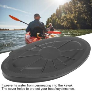 01 Deck Hatch Cover, Impact Resistance Corrosion Resistance Hatch Cover, Waterproof Plastic Deck Inspection Plate, Light Portable Round Hatch Cover for Marine Boat Kayak Canoe