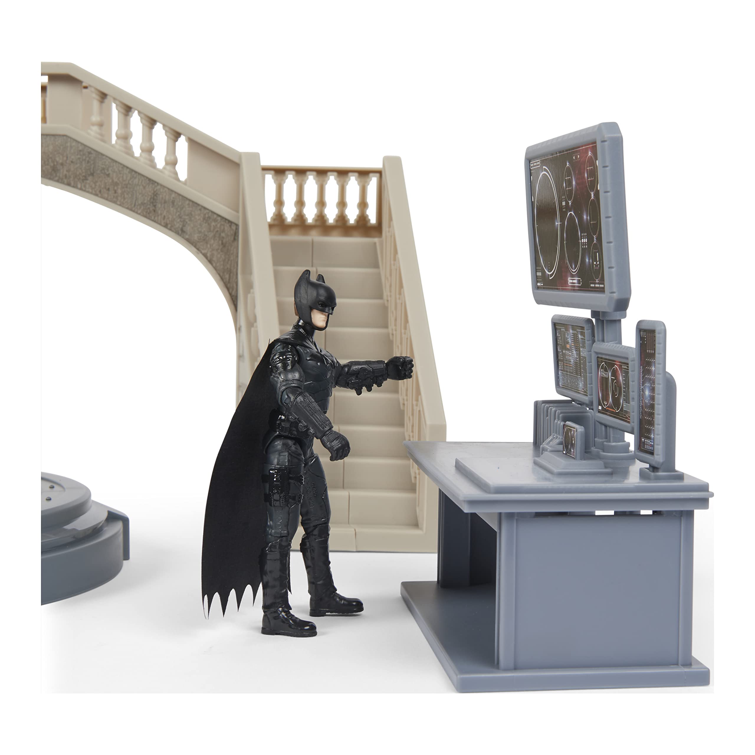 DC Comics, Batman Batcave with Exclusive Batman and Penguin Action Figures and Batcycle, The Batman Movie Collectible Kids Toys for Boys Ages 3 and up