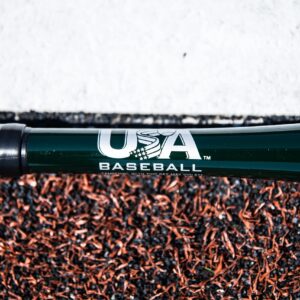 Rawlings RAPTOR USA Baseball Bat | -10 | 1 Pc. Aluminum | Dark Green | 27 inch