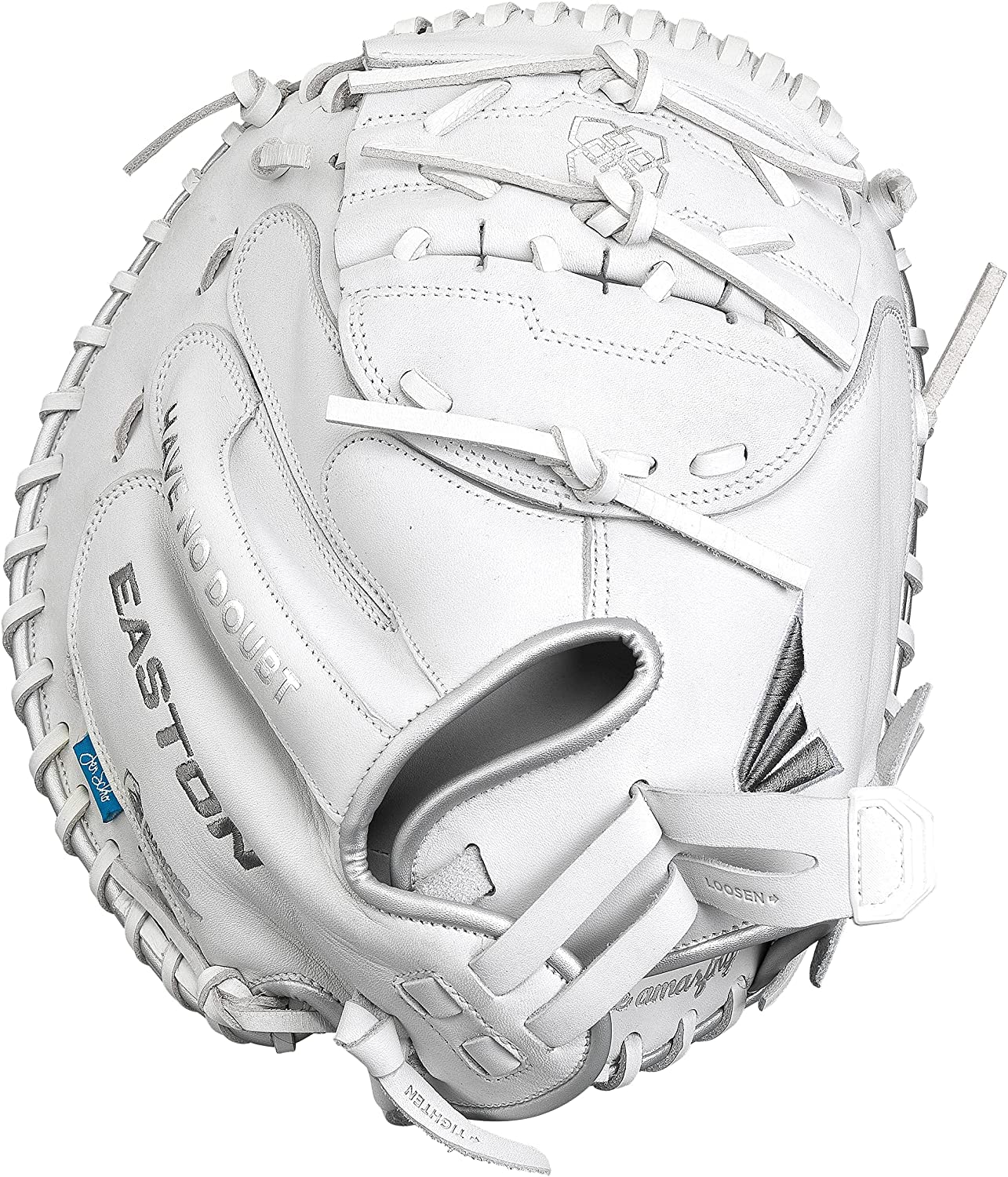 Easton | ELITE Fastpitch Softball Catcher's Glove | Jen Schroeder Model | 33" | 2-Piece Solid Web | Right Hand Throw