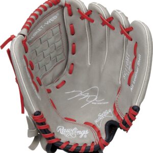 Rawlings | SURE CATCH T-Ball & Youth Baseball Glove | Right Hand Throw | 11" | Mike Trout Model