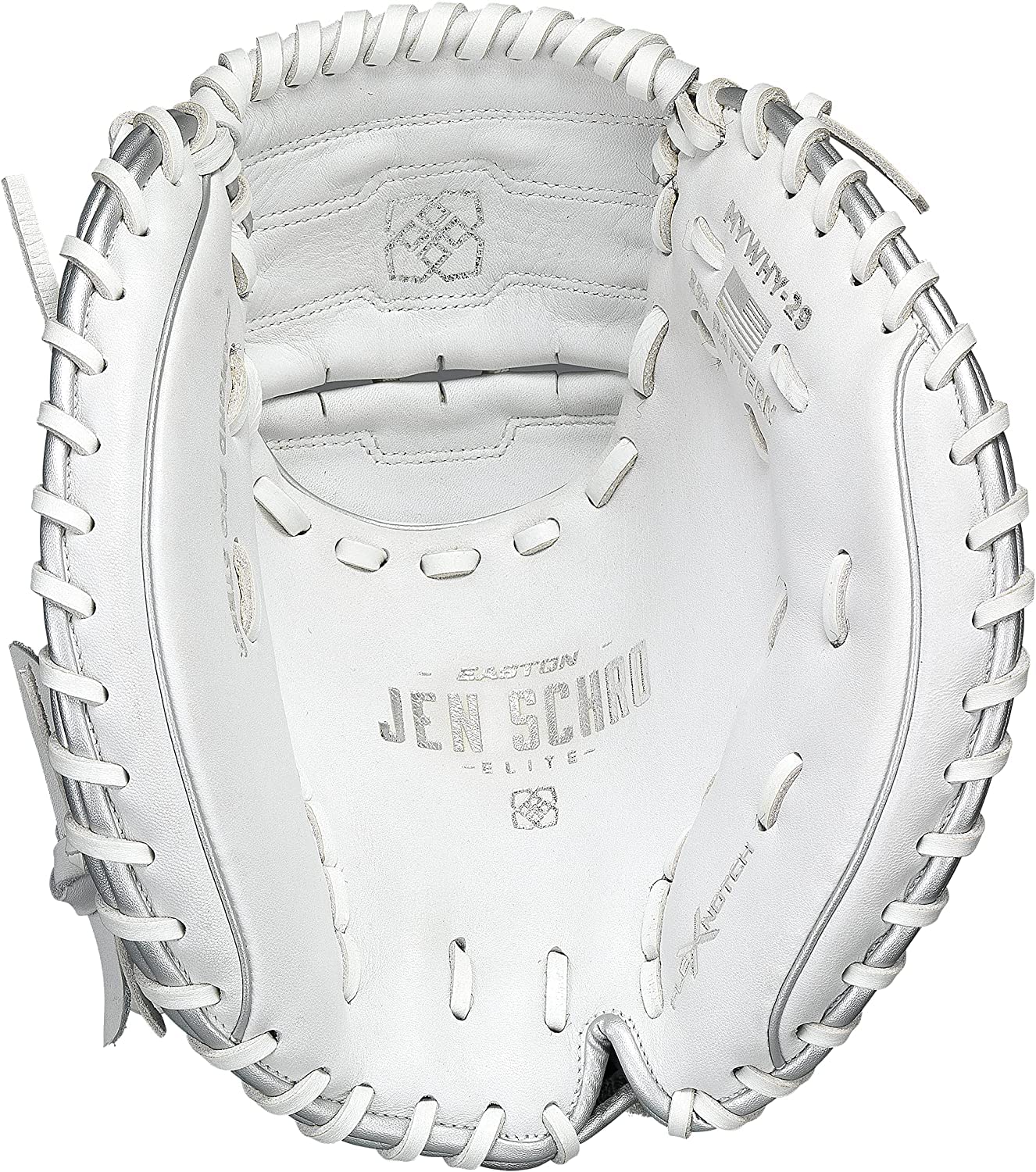 Easton | ELITE Fastpitch Softball Catcher's Glove | Jen Schroeder Model | 33" | 2-Piece Solid Web | Right Hand Throw