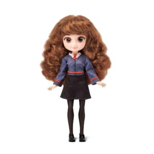 Wizarding World Harry Potter, 8-inch Hermione Granger Light-up Patronus Doll with 7 Doll Accessories and Hogwarts Robe, Kids Toys for Ages 5 and up