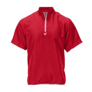 easton | alpha short sleeve cage jacket | adult large | red