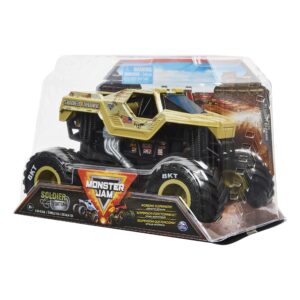 Monster Jam, Official Soldier Fortune Monster Truck, Collector Die-Cast Vehicle, 1:24 Scale, Kids Toys for Boys Ages 3 and up