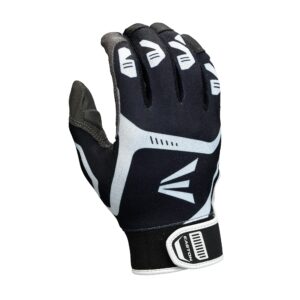 EASTON GAMETIME VRS Batting Gloves | Baseball Softball | Adult Small | Black w/ VRS Padding