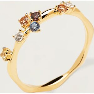 Ring P D Paola five AN01-210-12 gold plated silver