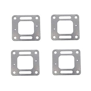 pack of 4 18-0897 exhaust restricted elbow risers gasket compatible with mercury mercruiser v6 v8 engines replace 27-41813, 27-860233, 27-863724