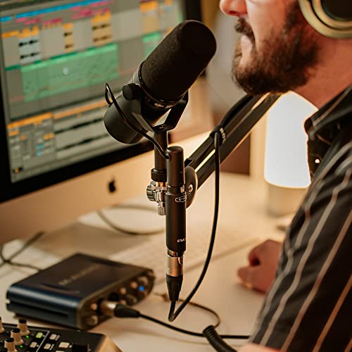 Coda MB-Stealth in-Line Microphone Preamp, Active Booster for Dynamic and Ribbon Mics - Ultra Low Noise, Enhance and Add Clarity to Your Podcast or Livestream