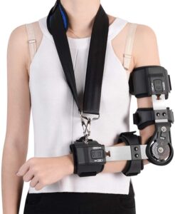 arm sling shoulder sling zhangdongarm fracture correction rehabilitation protector support, adjustable arm sling support strap, help elevate arm injury recovery7.31(size:left)