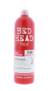 tigi bed head urban antidotes resurrection shampoo damage level 3 25.36 oz (pack of 2)