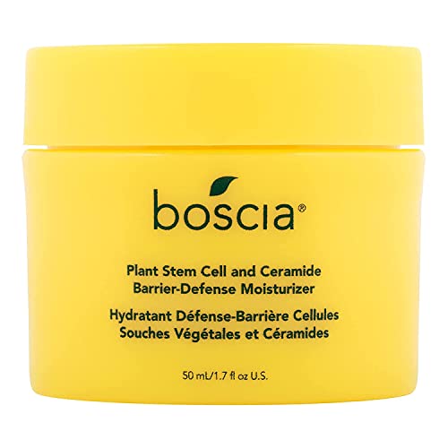 Boscia Plant Stem Cell & Ceramide Barrier-Defense Moisturizer - Vegan, Cruelty-Free, Natural Skin Care - Face Moisturizer with Ceramides, Essential Fatty Acids & More - For All Skin Types - 1.7 fl oz