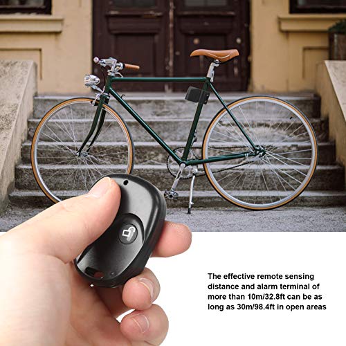 Bike Wireless Alarm Lock, with Infrared Remote Control Bike Remote Control Lock for Equippments Portable and Lightweight for Protect Bicycle