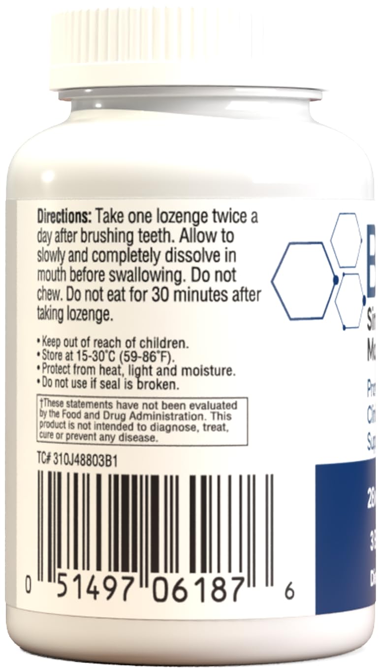 Bionaze Oral Probiotic K12 Dairy Free for Sinus Tonsil Stones Bad Breath Post Nasal Drip Throat Mouth Teeth - Improve Oral & Upper Respiratory Health with Clinically Proven BLIS K12 & BL-04 (2 Pack)