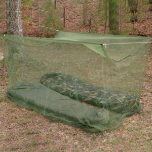 HEVIRGO Outdoor Single Mosquito Net, Folding Bed Tent,Portable Army Green Folding Bed Tent for Camping Army Green