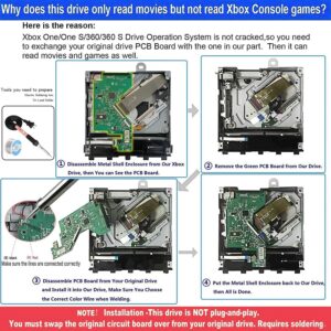 CHENLAN Original Lite-on DG-6M1S DG-6M2S Blu-ray Disc DVD Drive Replacement for Xbox One Console