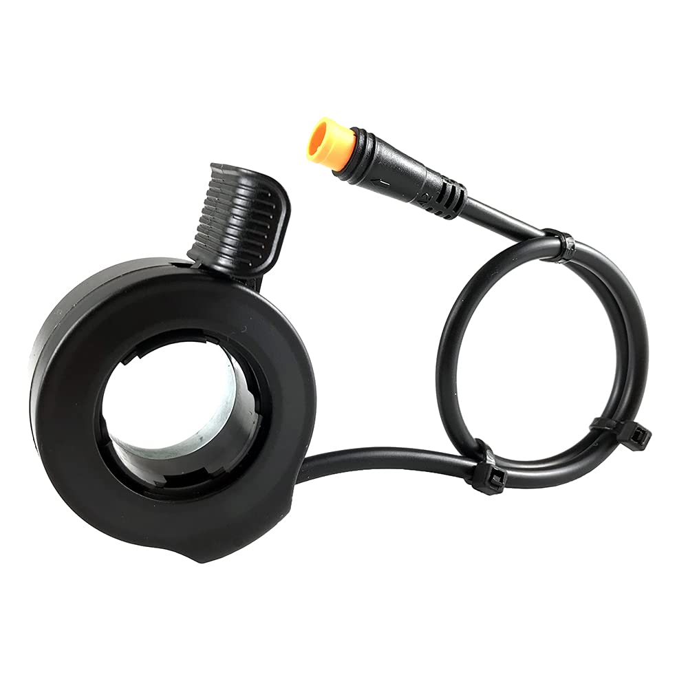 BEISGUANGS Ebike 130X Thumb Throttle,22.5mm Handlebar,12V24V36V48V52V60V72V,Right/Left Hand 3 Pin Waterproof Connector for Electric Scooters