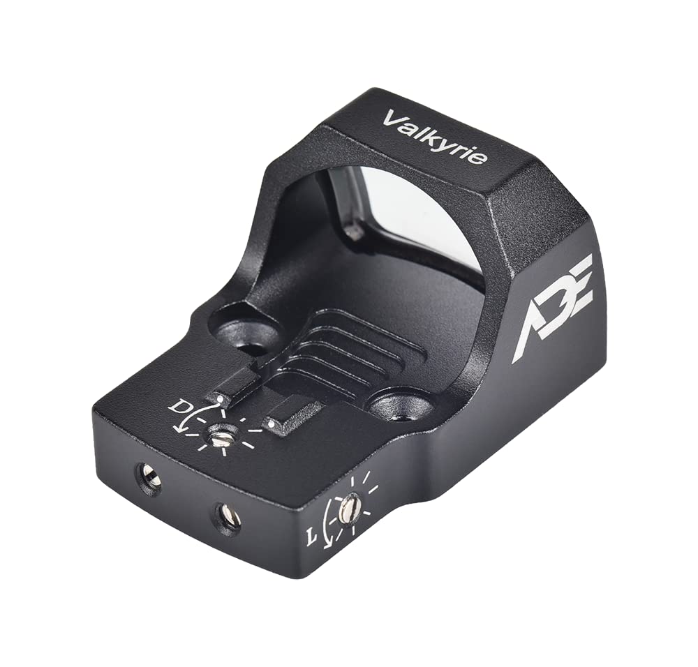 Ade Advanced Optics RD3-023 Shake Wake Valkyrie 4 MOA GREEN Dot Sight for Optics Ready Pistol That is Compatible with RMR fooprint Optics Such as Holosun HS407C/HS507C/HS507T and Riton X3 Tactix PRD.…