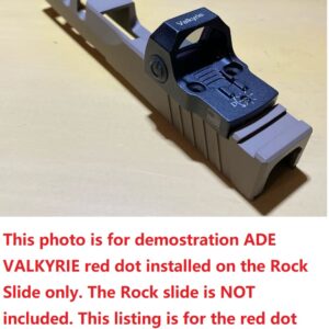 Ade Advanced Optics RD3-023 Shake Wake Valkyrie 4 MOA GREEN Dot Sight for Optics Ready Pistol That is Compatible with RMR fooprint Optics Such as Holosun HS407C/HS507C/HS507T and Riton X3 Tactix PRD.…